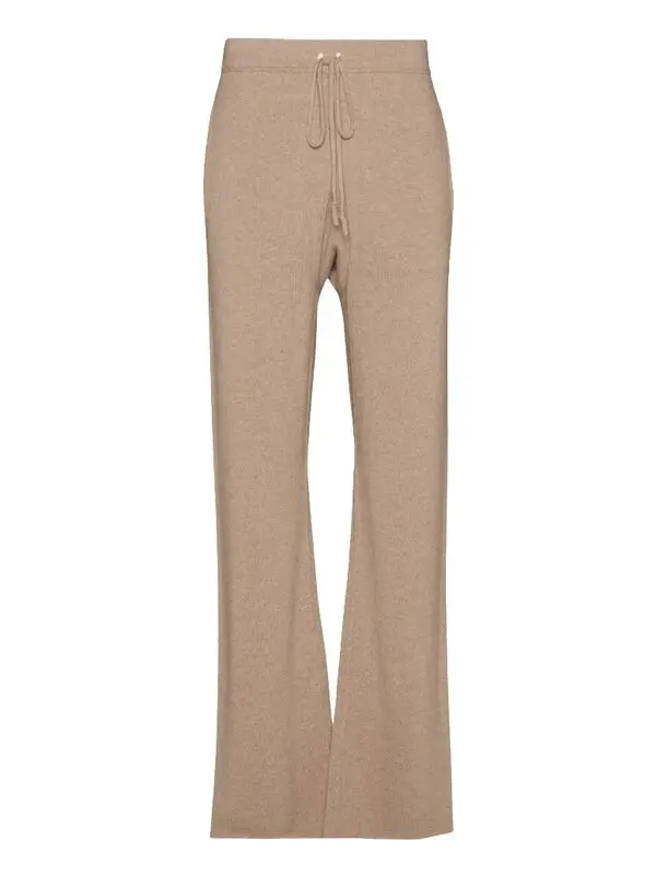 MAISON MARGIELA Drawstring Knitted Trousers - Nude