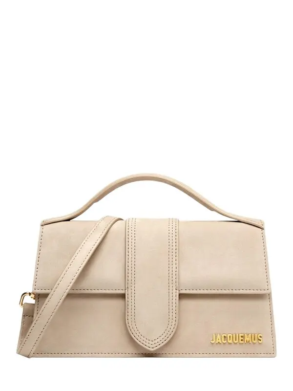 Jacquemus Large Bambino Magnetic Closure Crossbody Bag - Nude