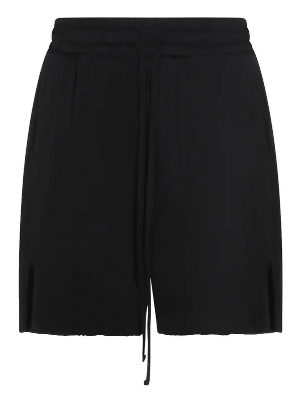 THOM KROM Drawstring Pocket Shorts - Black