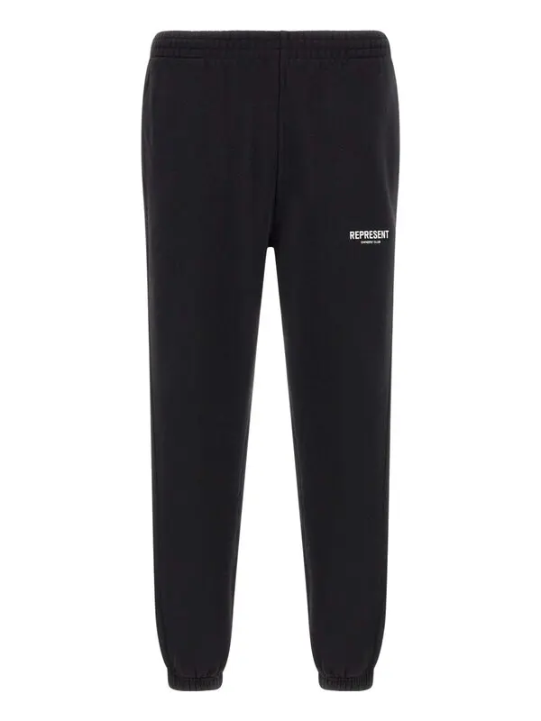 REPRESENT Logo Graphic Sweatpants - Black