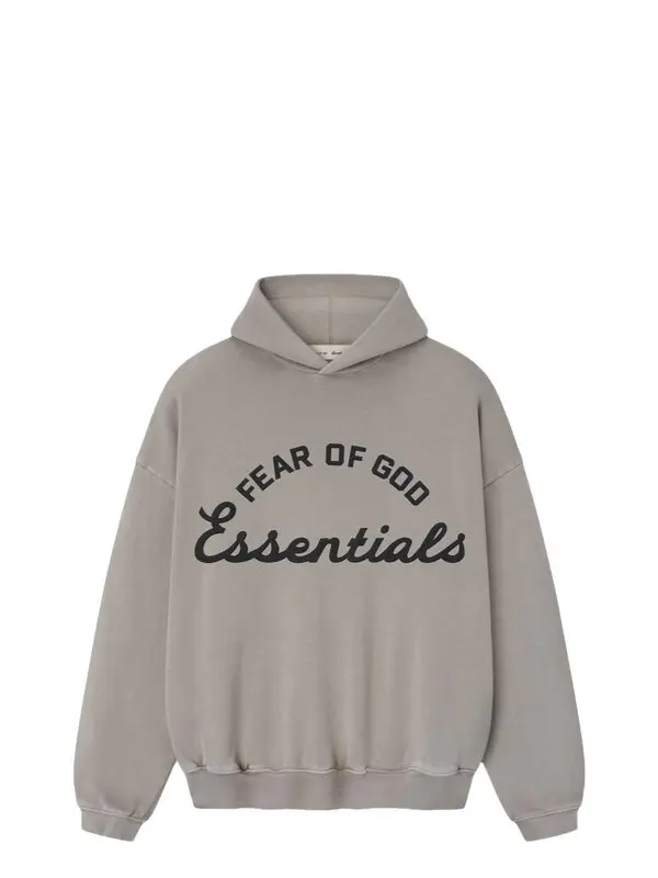 Fear Of God Printed Hoodie - Gray