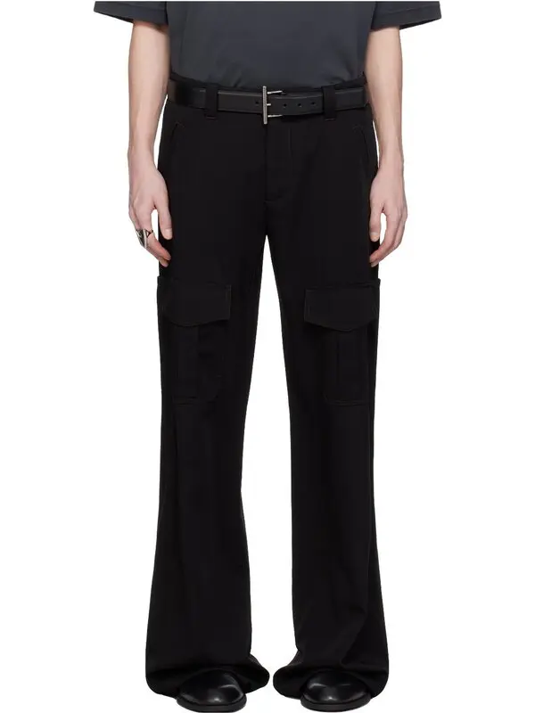 Alexander McQueen Straight-leg Cargo Pants - Black