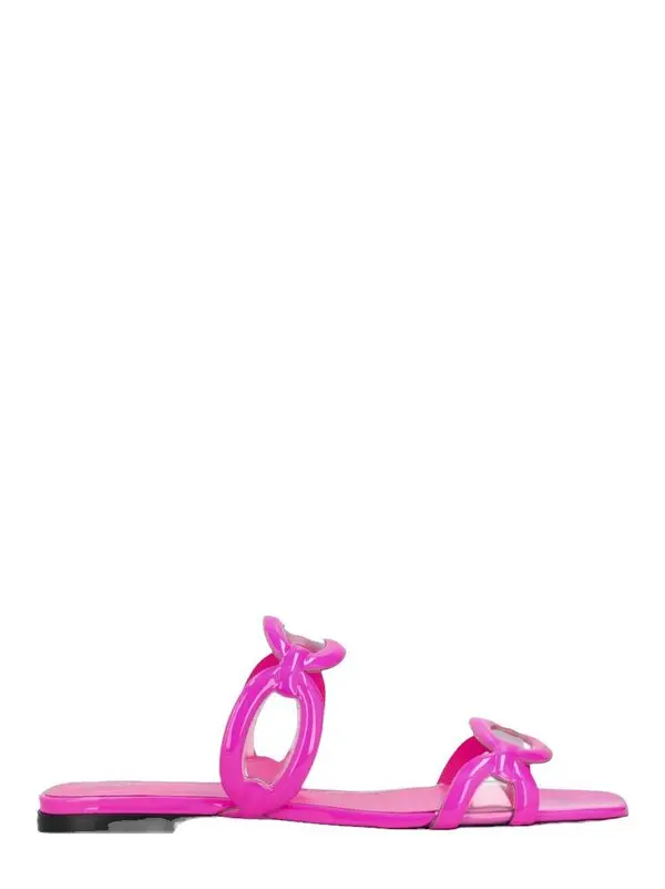 Valentino Garavani Square Toe Slip-on Slides - Pink