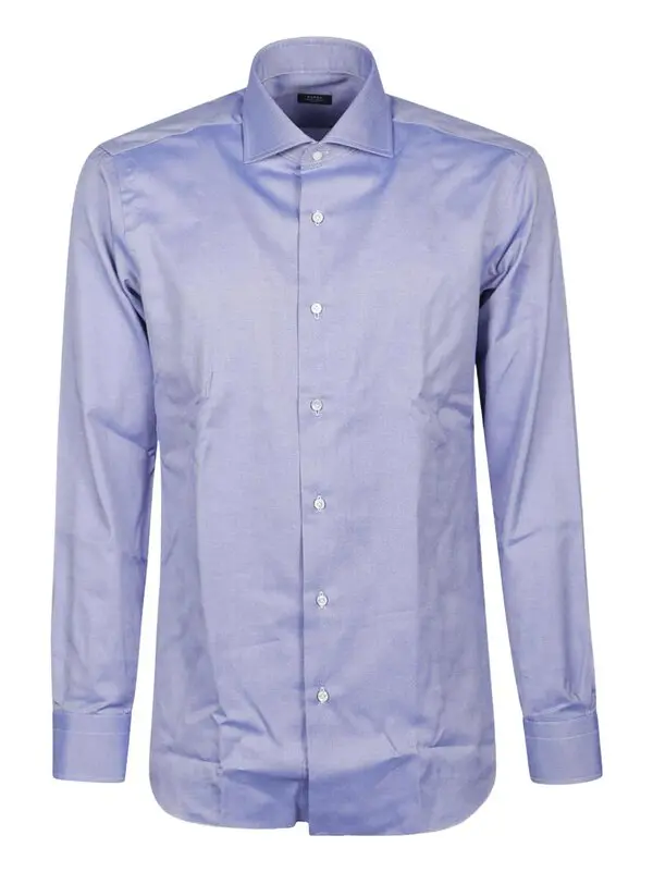 BARBA NAPOLI Long-sleeved Shirt - Fantasiabiancoblu