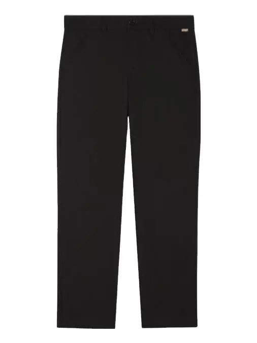 Burberry Straight-leg Chino Trousers - Black