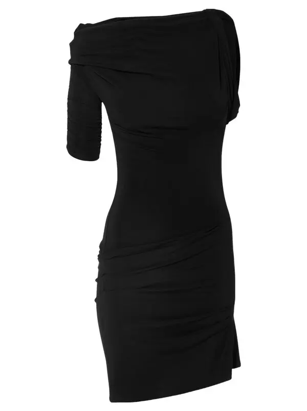 Jacquemus Drapeado Mini Dress - Black