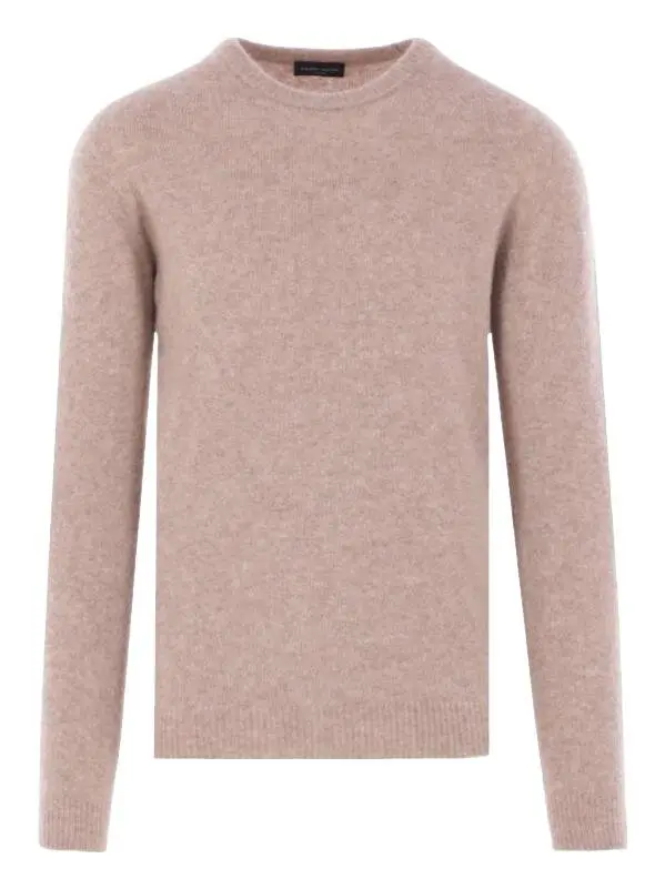 ROBERTO COLLINA Ribbed Crewneck Jumper - Nude