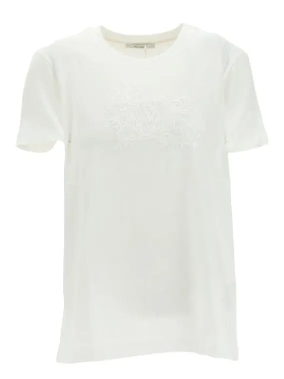 Max Mara Embroidered Monogram T-shirt - White