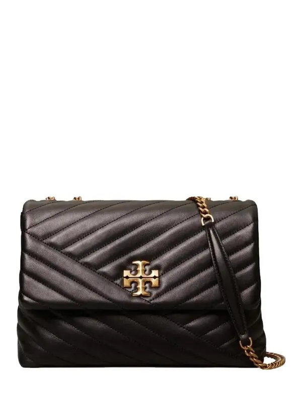 Tory Burch Kira Chevron Convertible Shoulder Bag - Black