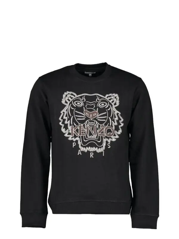 Kenzo Embroidered Tiger Sweatshirt - Black