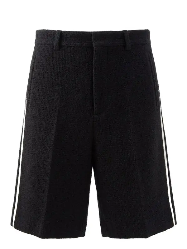 Gucci Side-stripe Bermuda Shorts - Black