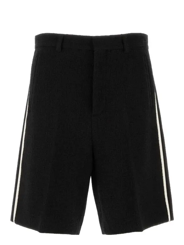 Gucci Side-stripe Bermuda Shorts - Black