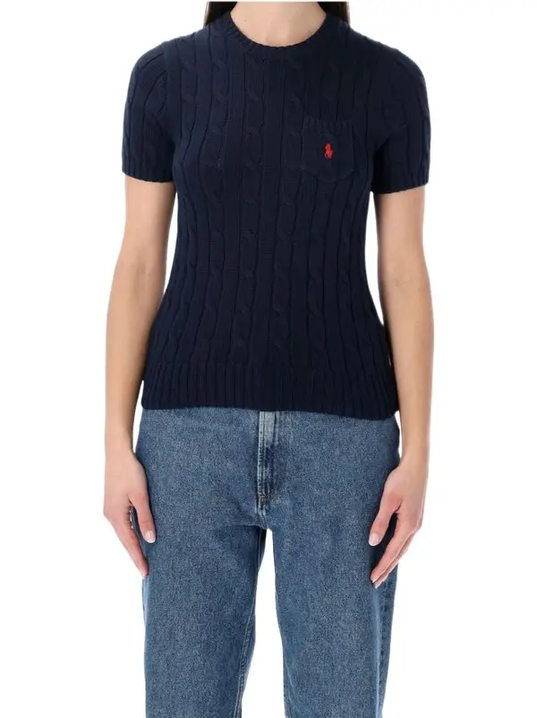 Polo Ralph Lauren Short Sleeve Crewneck Jumper - Black