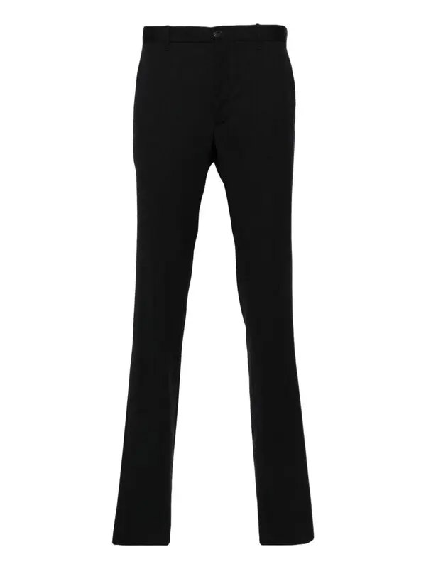 Incotex Pressed Crease Trousers - Navy Blue