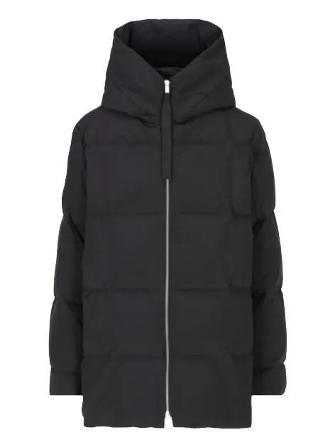 JIL SANDER Quilted Down Jacket - Black