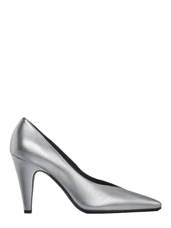 Alaïa Cone Heel Slip-on Pumps - Silver
