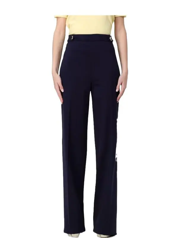 TWINSET Button Detail Track Pants - Black