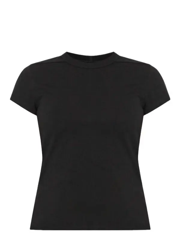 Rick Owens Short Sleeve Crewneck T-shirt - Black