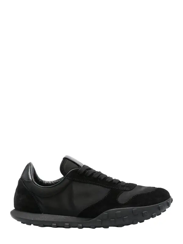 JIL SANDER Lace-up Almond Toe Sneakers - Black