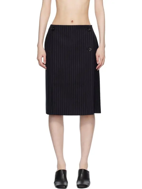 Co Wrap Mini Skirt - Black