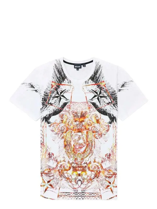 Just Cavalli Printed T-shirt - White