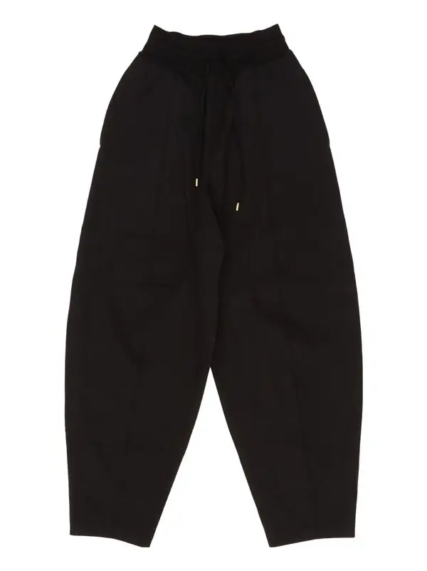 Loro Piana Drawstring Wide-leg Trousers - Black