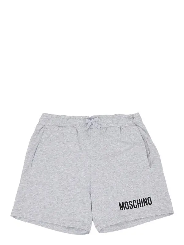 Moschino Print Drawstring Shorts - White