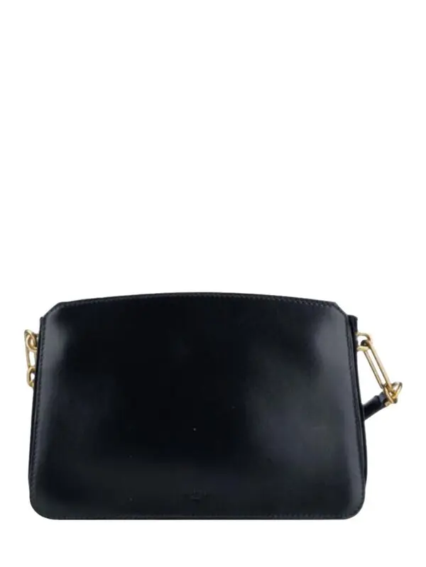Bally Shoulder Bag With Stitch Details - Black