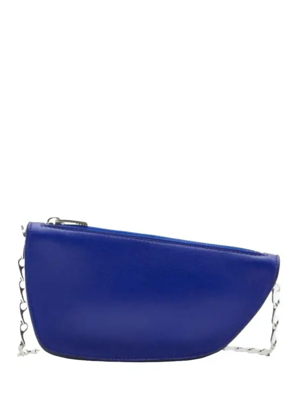 Burberry Micro Shield Sling Zipped Mini Shoulder Bag - Blue