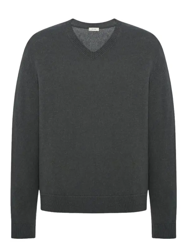 THE ROW Memphis V-neck Jumper - Black