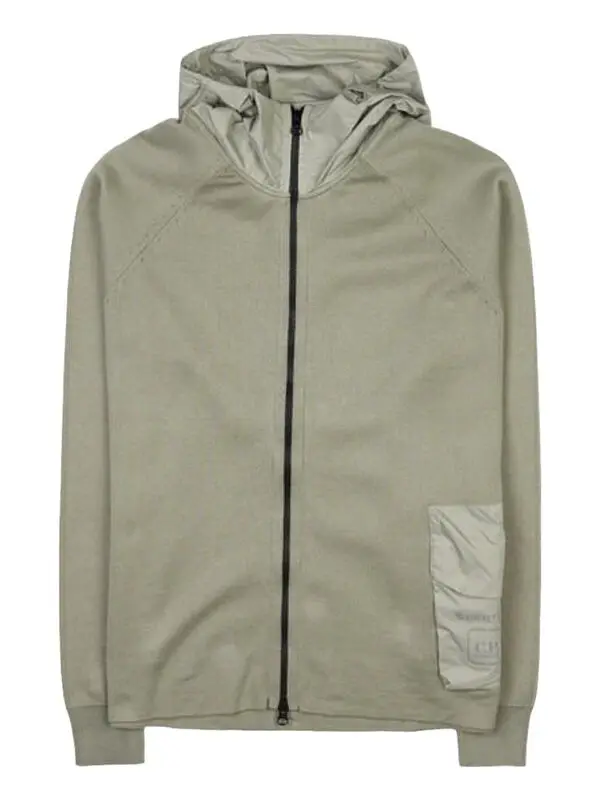 C.P. COMPANY Series Hooded Cardigan - Gray