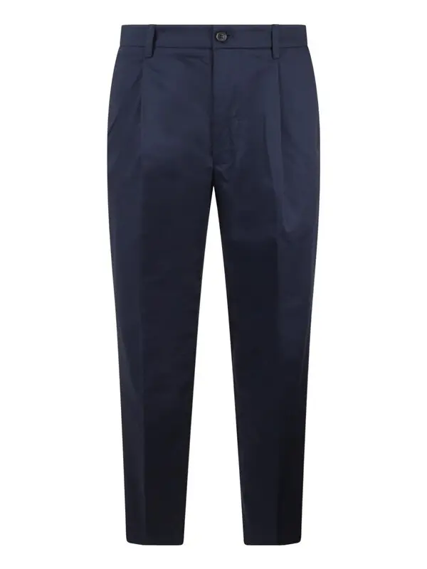 DEPARTMENT 5 Gin Pleated Trousers - Navy