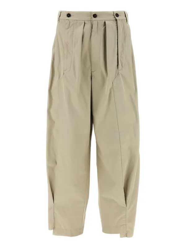 Dsquared2 Cotton Twill Zoot Pants - Beige