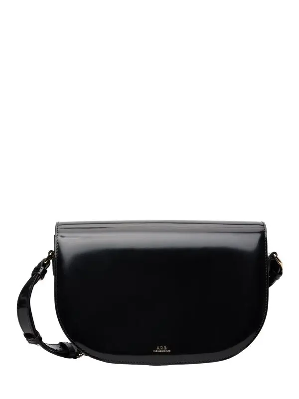A.p.c. Leather Shoulder Bag - Black