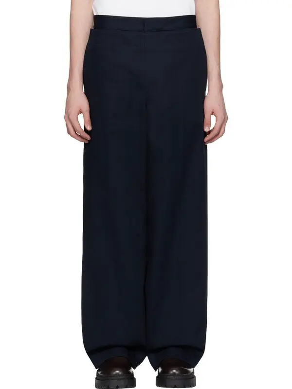 Bottega Veneta Cotton Twill Trousers - Black