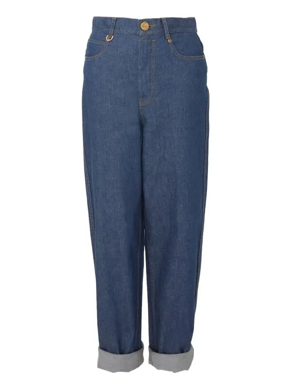 Zimmermann Straight Leg Jeans - Blue