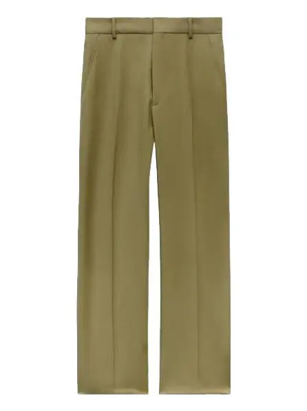 Kenzo Straight Tailored Pants - Khaki