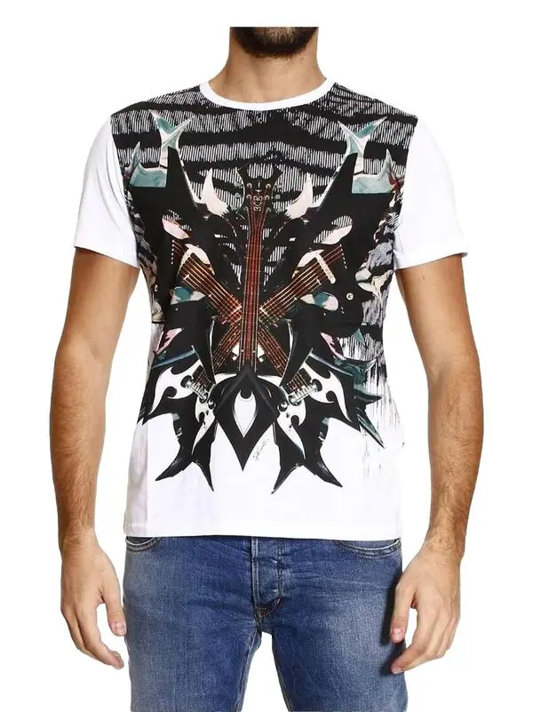 Just Cavalli Pattern Printed T-shirt - Multicolor