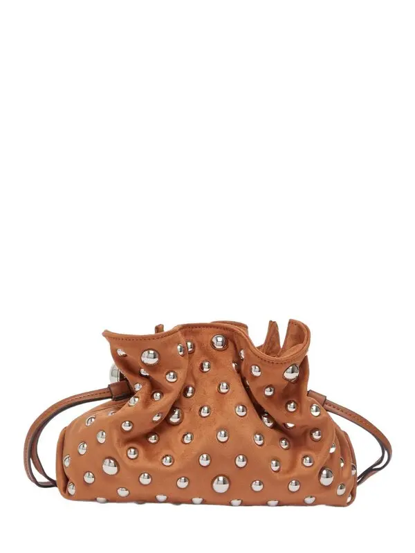 Liu Jo Riccy Studded Small Hobo Bag - Brown