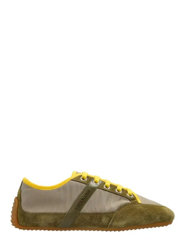 Givenchy Round Toe Lace-up Sneakers - Green