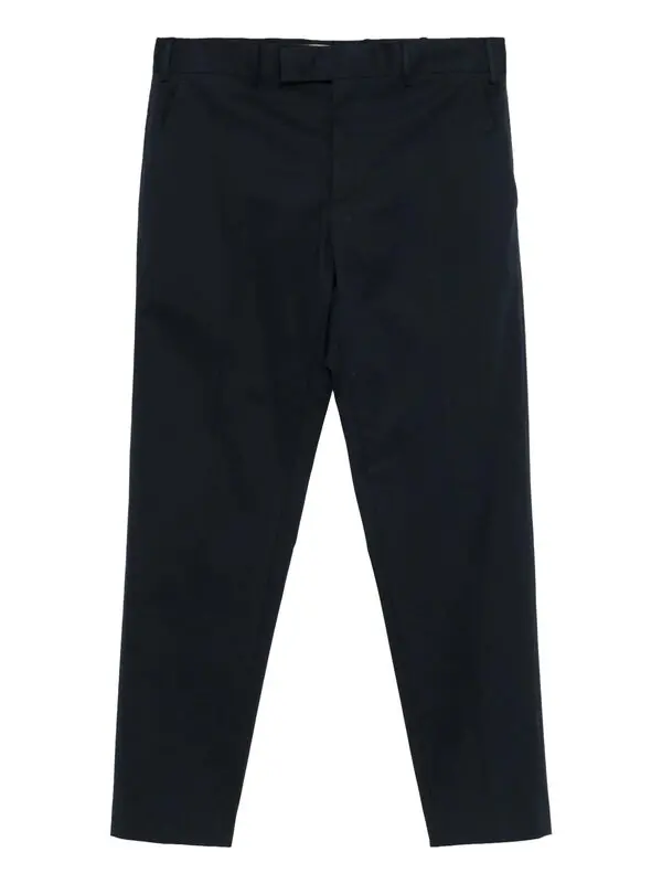 PT TORINO Pleated Zipper Casual Pants - Black