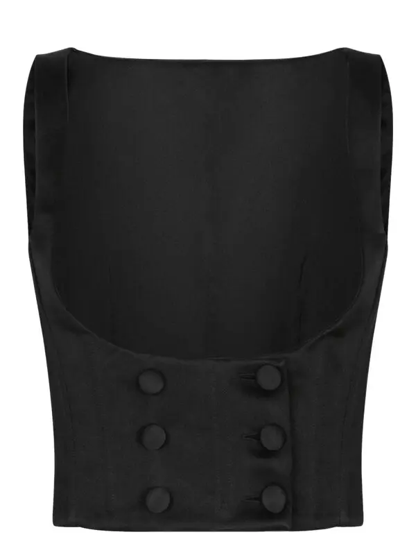 Dolce & Gabbana Double-breasted Tuxedo Vest - Black