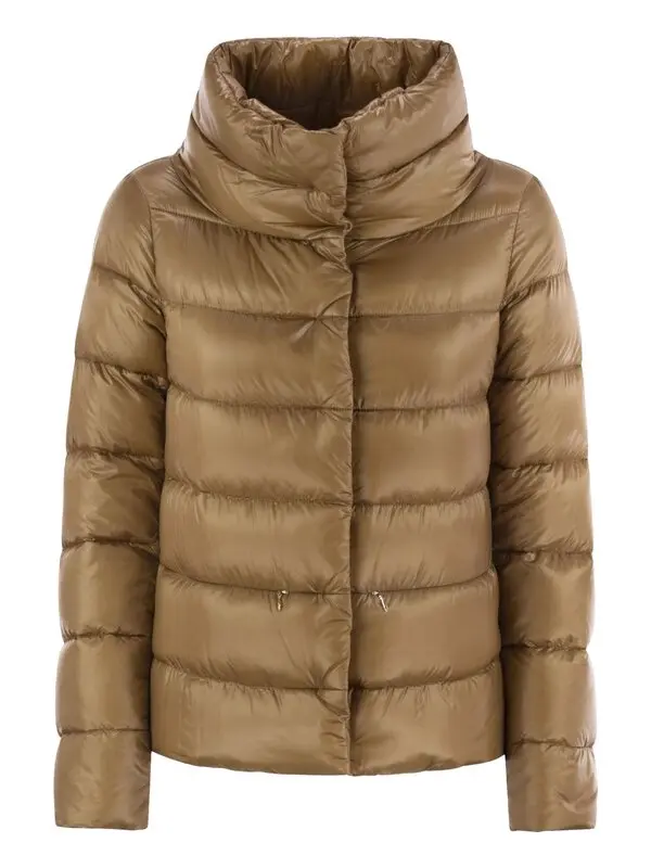 Herno Long-sleeved Down Jacket - Brown