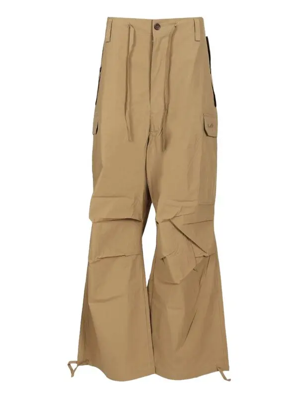 P.a.r.o.s.h Cargo Pants With Drawstring Waist - Green