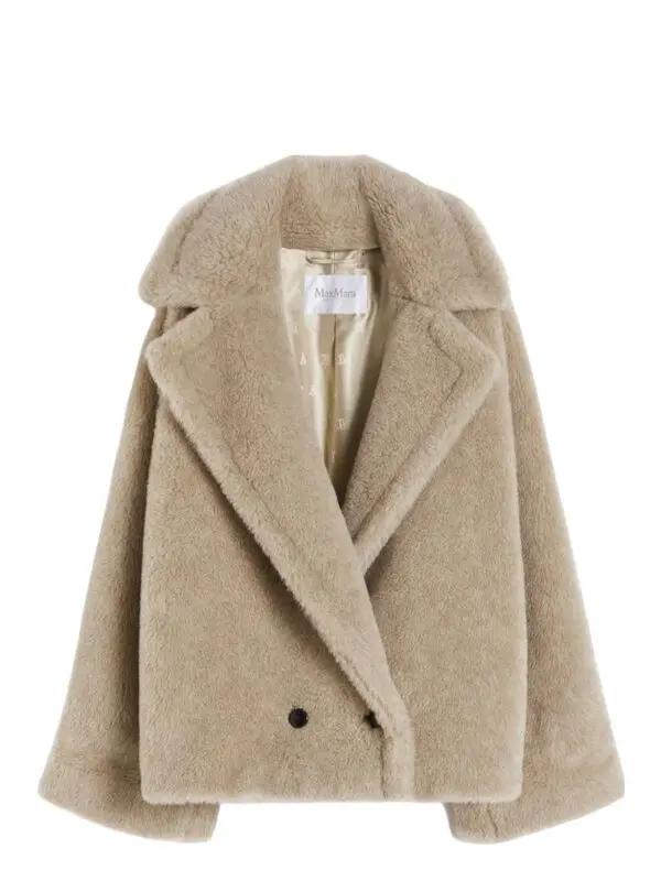Max Mara Teddy Double-breasted Jacket - Nude