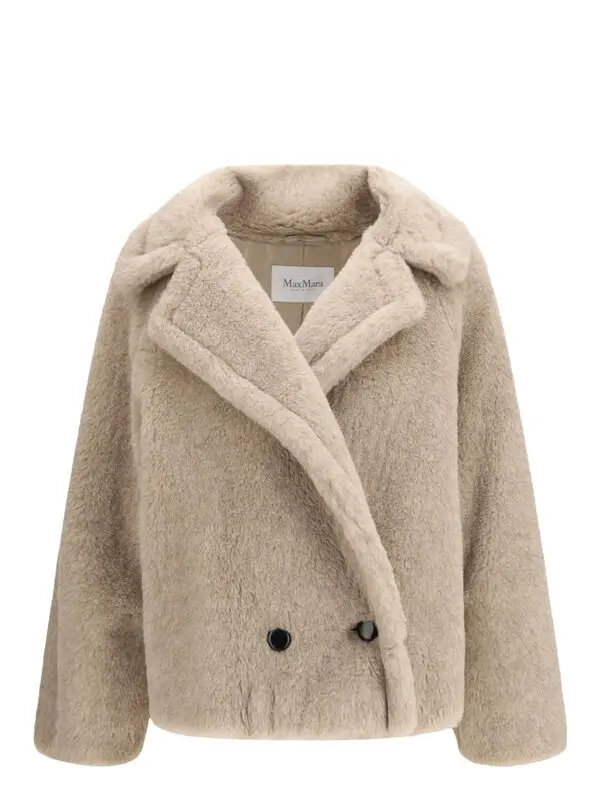 Max Mara Cambusa Double-breasted Coat - Sand-colored
