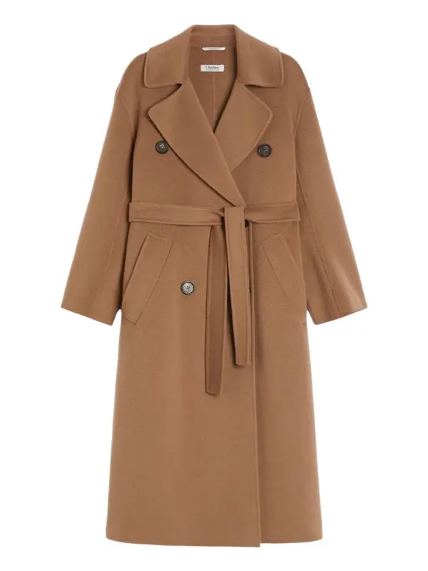 Max Mara Long Wool Coat - Camel