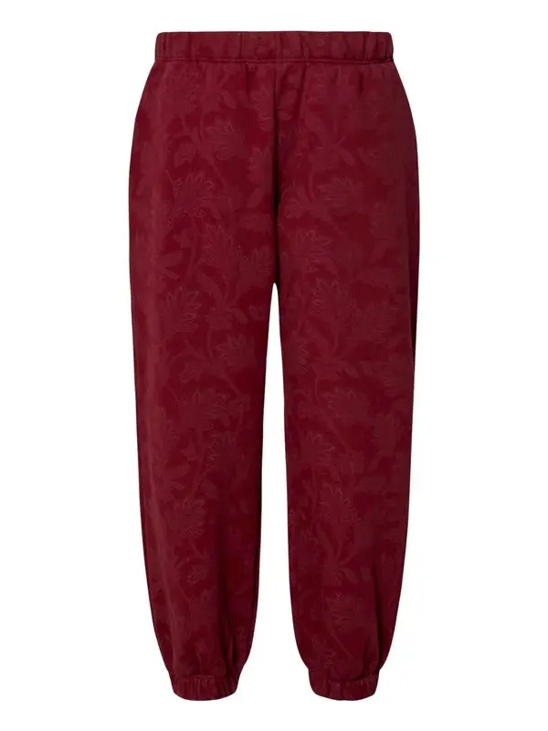 Etro Paisley Print Jogger Pants - Red