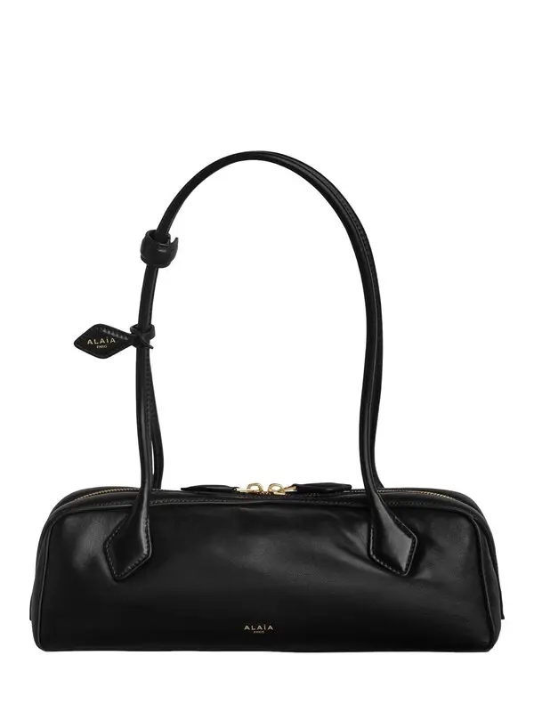 Alaïa Le Teckel Medium Bag In Padded Leather - Black