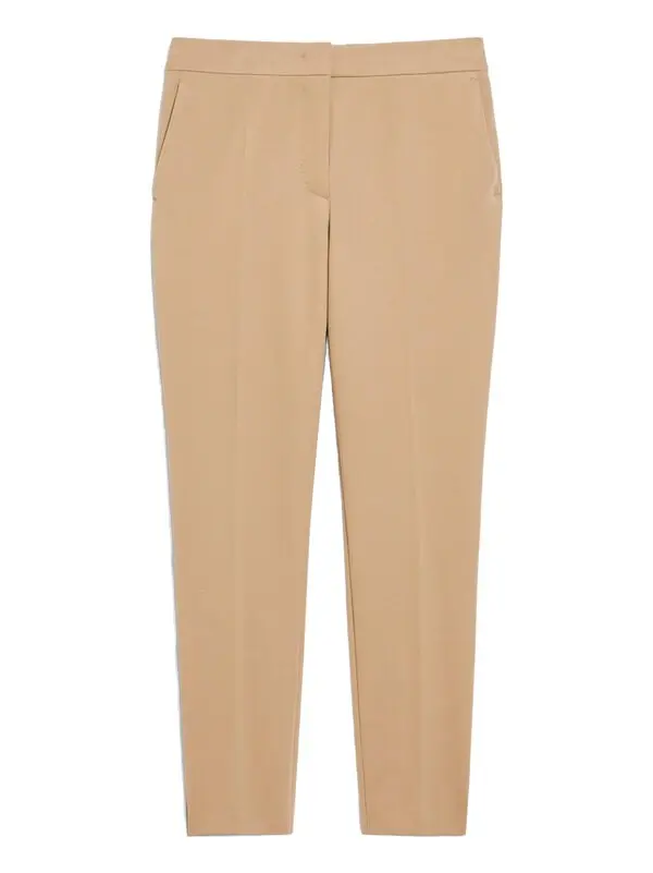 Max Mara Pleat Detailed Tapered Trousers - Nude